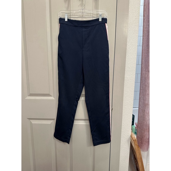 GREY LAB | Pants & Jumpsuits | Grey Lab Navy Striped Pants | Poshmark